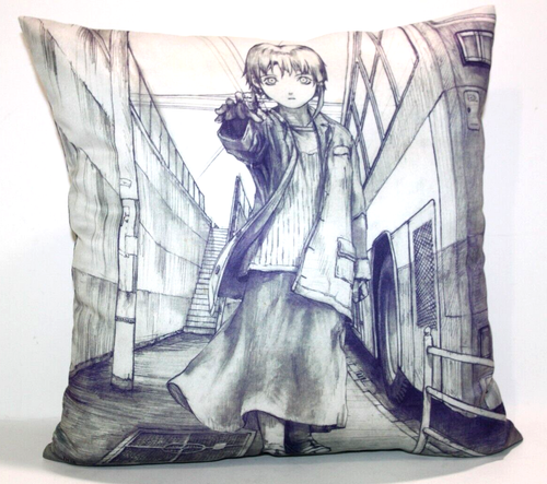 Serial Experiments Lain Anime Manga Throw Pillow Animation Decorative ...
