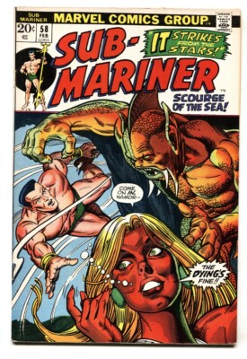 Sub-mariner #58 Marvel 1st appearance of Tamara -comic book | eBay