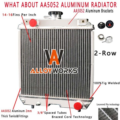 Radiator for Kubota ZD21 ZD21F ZD18 ZD18F ZD221 K2110-85010 GR2110 ...