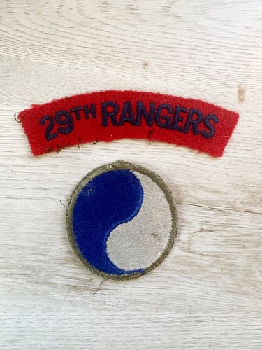 RARE! Original 29th Rangers Battalion Tab and Patch | eBay