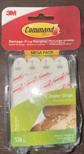 3M Poster Strips 136 Count Mega Pack | eBay