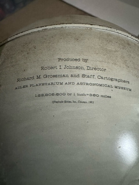Rare 1963 The MOON Bank from REPLOGLE GLOBES | Grelly USA
