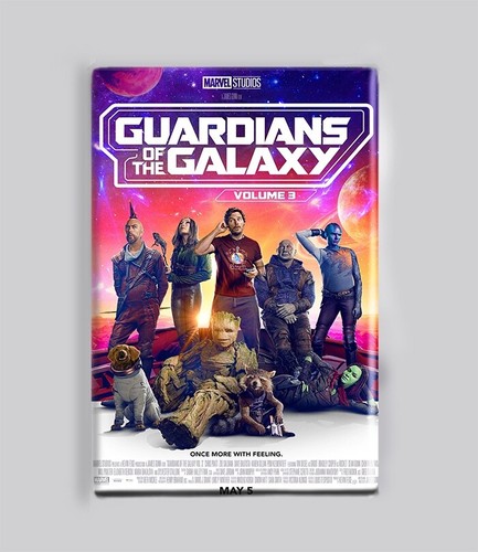GUARDIANS OF THE GALAXY 3 / CAST (2023) - 2" x 3" MOVIE POSTER MAGNET ...