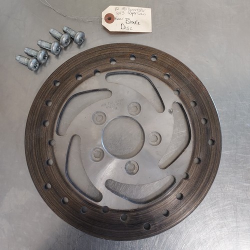 2012 Harley Davidson Sportster 883 Superlow Rear Back Brake Disc/Rotor ...