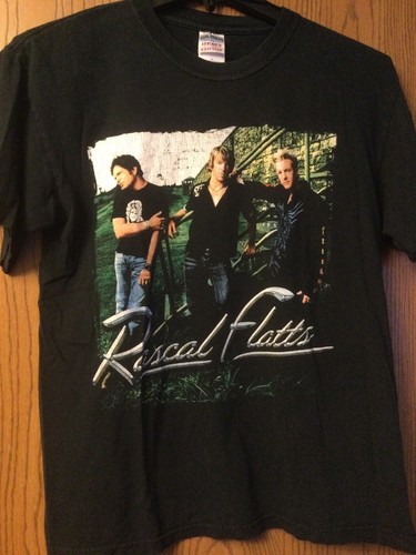 Rascal Flatts - “Here’s To You” Tour - Black Shirt - M - Gildan | eBay