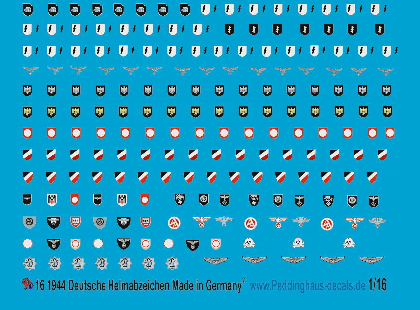 Waffen Ss Helmet Decals