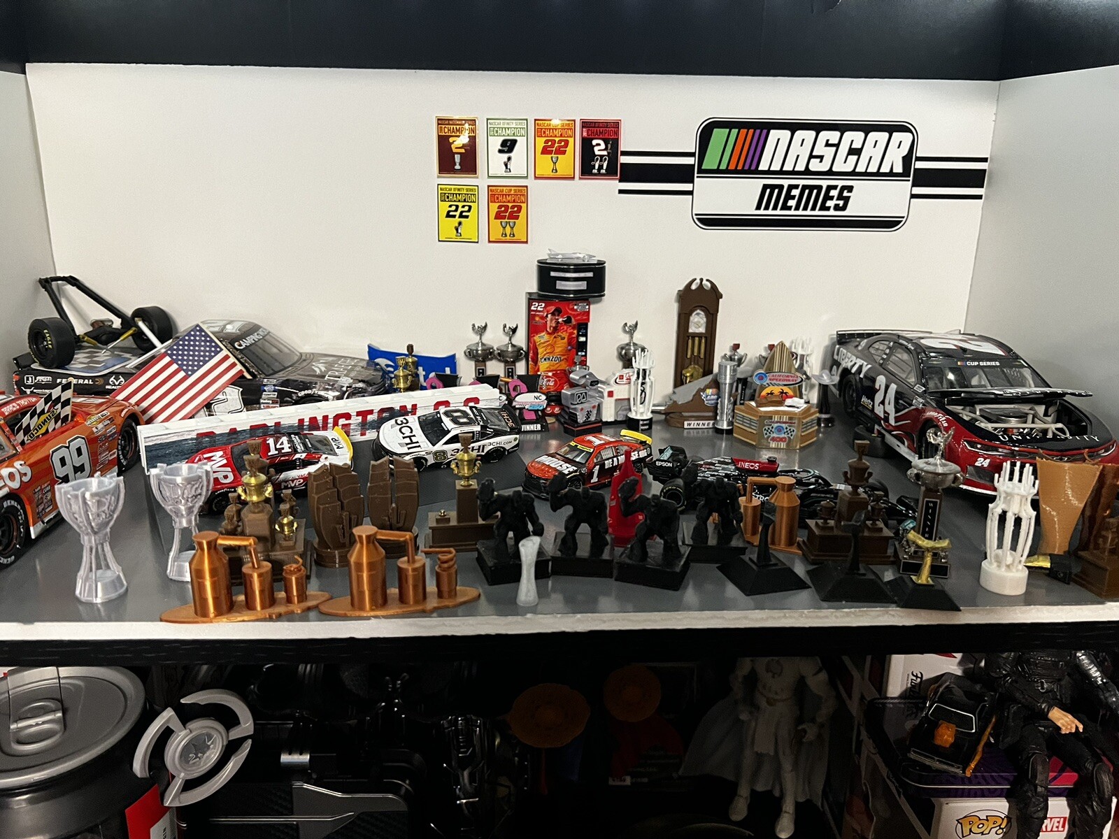 NASCAR Diecast Trophies 1/24 Defect Lot Dover Champion Daytona Kansas ...