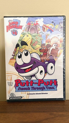 Putt Putt Travels Through Time CD ROM Windows 3.1 / Windows 95 ...