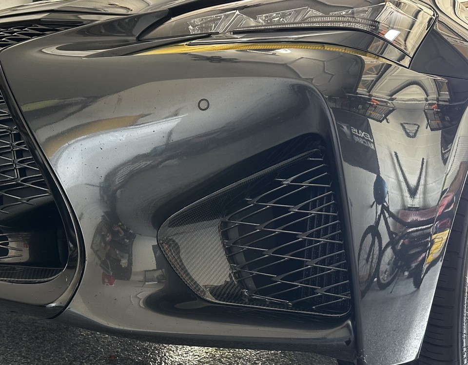 Lexus RC F GS F OEM Radiator Grille Garnish Pair in Carbon Fiber | eBay