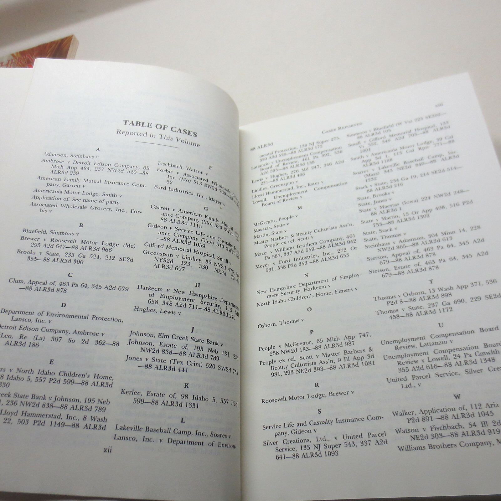 American Law Reports ALR3d ALR 3d Cases and Annotations Volume 88 | eBay