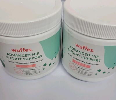 New SEALED 2 Pack of Wuffes Advanced Hip & Joint Support - Dog Chews ...