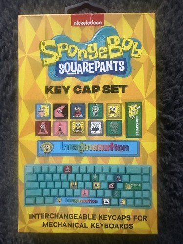 SpongeBob SquarePants Interchangeable Key Cap Set-complete | eBay