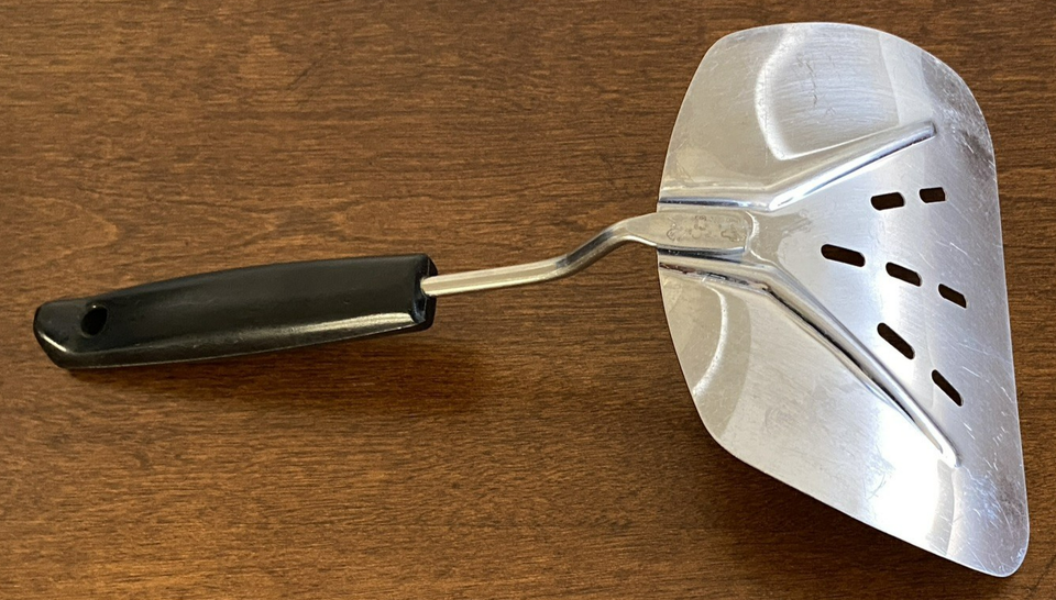 Vintage Foley Wide Spatula/Turner/Lifter Stainless Curved Slotted | eBay