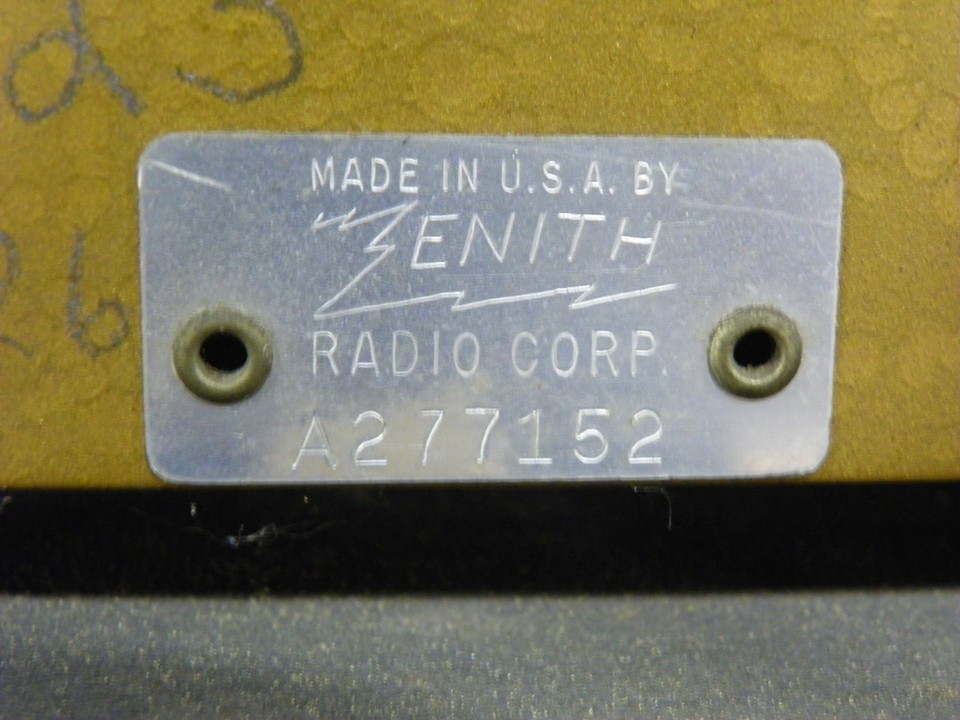 Vintage Zenith 10-S-567 Console Radio S/N 277152 w/Wave magnet Antenna ...