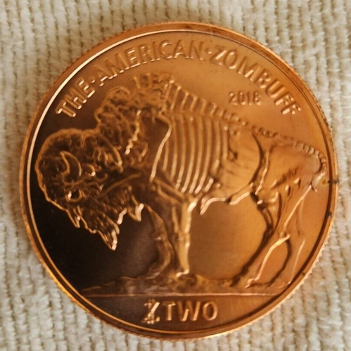 Zombucks: Currency of the Apocalypse 3rd The American Zombuff 1 oz .999 ...