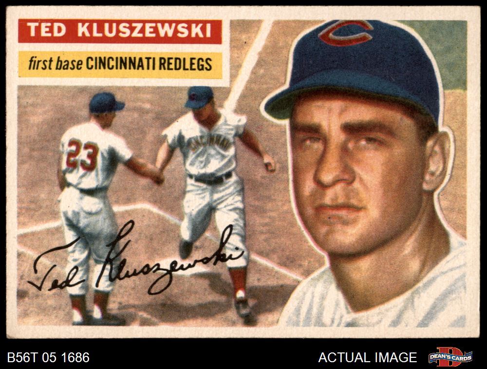 1956 Topps #25 Ted Kluszewski Reds 4.5 - VG/EX+ | eBay