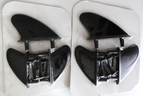 2-Sets of 3-piece Surfboard Paddle Board Fins Tail Rudder Water Wave ...