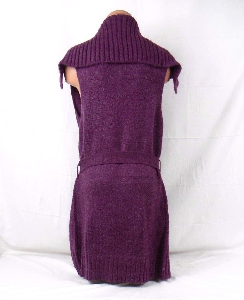 Nikki By Nikki Poulos Rebecca Sweater Vest Bordeaux X-Small HSN4515 ...