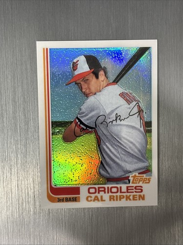 2015 Topps Chrome 98T Cal Ripken Jr. All Time Rookie Reprints Refractor ...