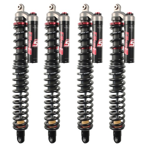 ELKA Suspension STAGE 5 FRONT & REAR Shocks YAMAHA RHINO 660 2004-2013 ...