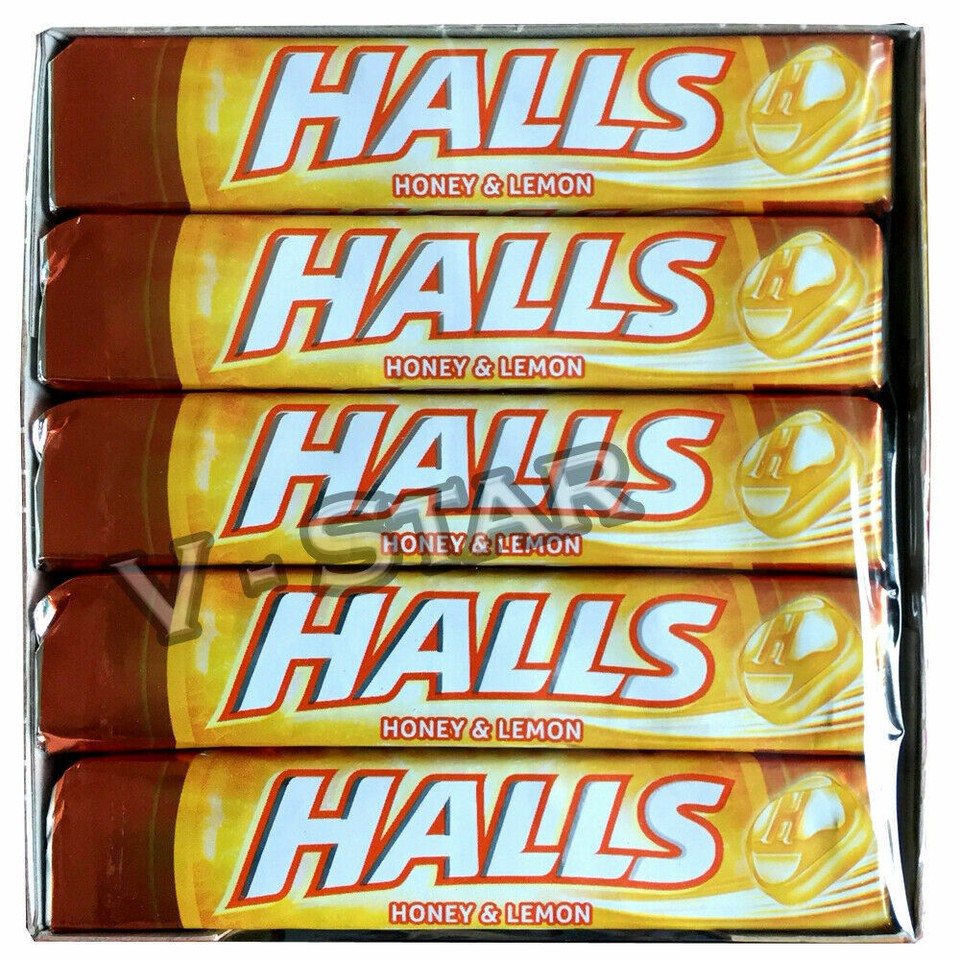 HALLS Sweets Cherry Menthol, Honey, Lemon, Coolwave, Mild Spearmint ...