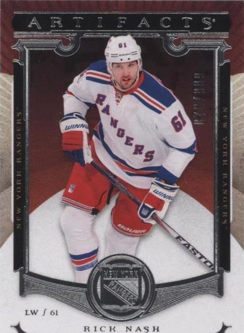 2015-16 Upper Deck Artifacts - Stars Rick Nash #130 /999 for sale ...