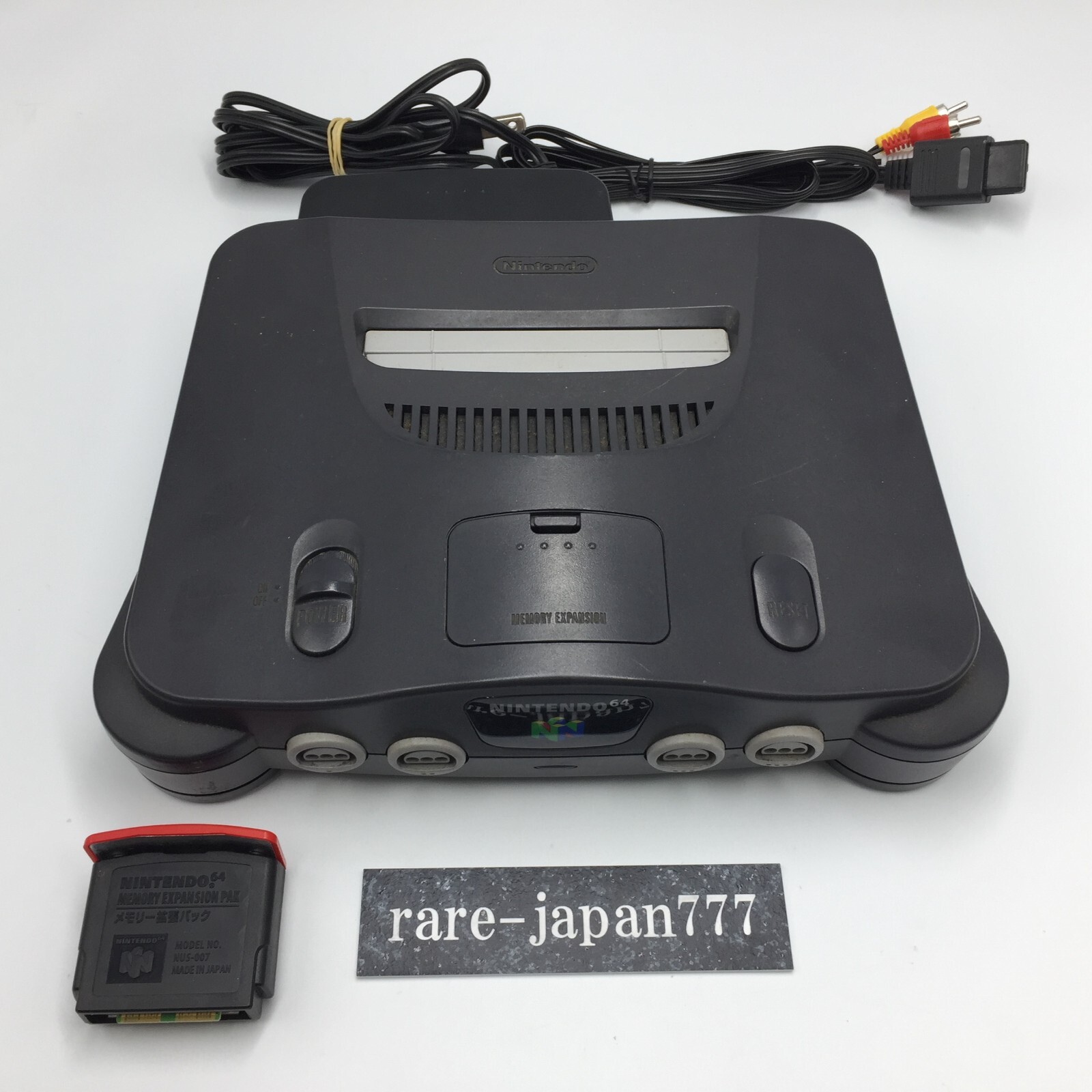 Nintendo 64 N64 Black console Choice OEM controllers Used REGION FREE ...