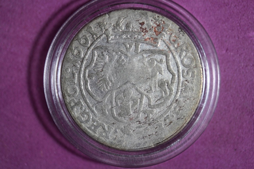 1661 Polish-Lithuanian Commonwealth 6 Groszy Silver Coin #M22929 | eBay