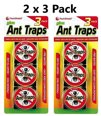 2 PACKS ANT TRAPS BAIT STOP ANTS KILLER NEST INDOOR OUTDOOR INSECT ...