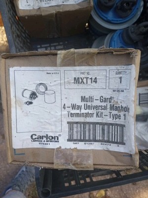 CARLON MFT14 MULTI-GARD 4-WAY STANDARD UNIVERSAL MANHOLE TERMINATOR KIT ...