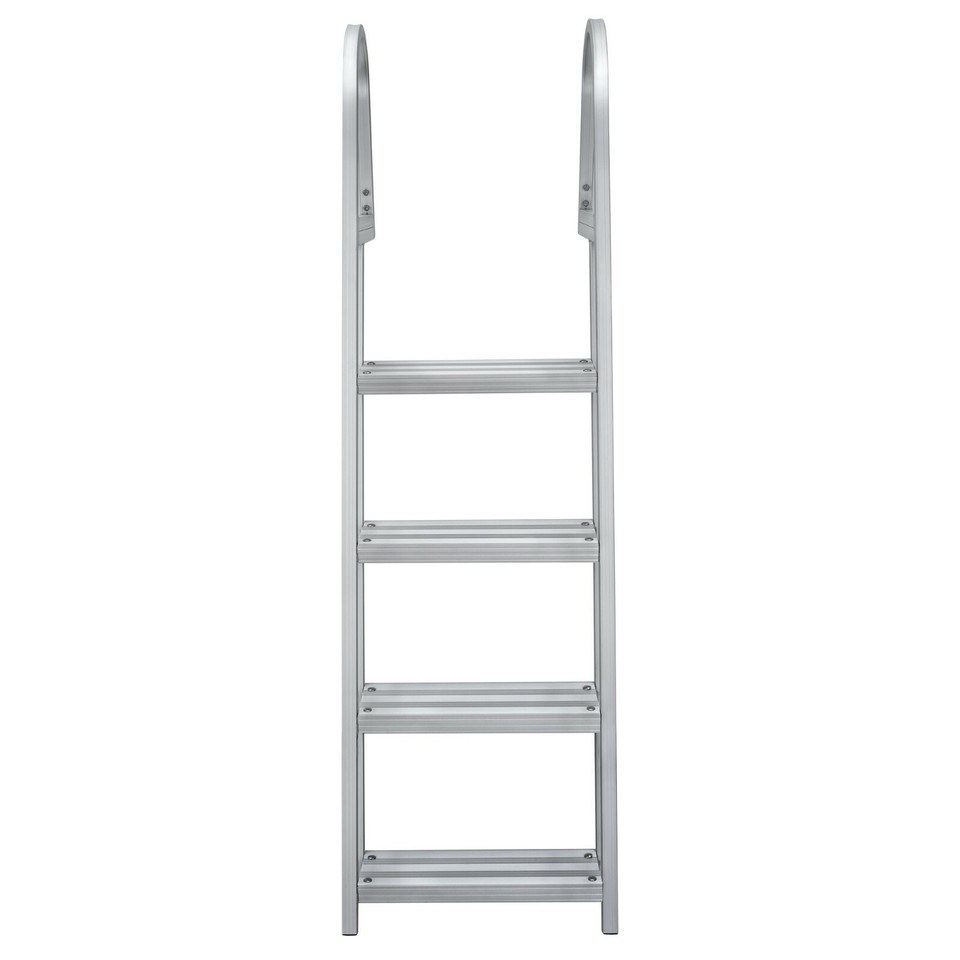 Pontoon Boat Ladder 4 Step Removable Boarding Aluminum Heavy Duty Al-A4 ...