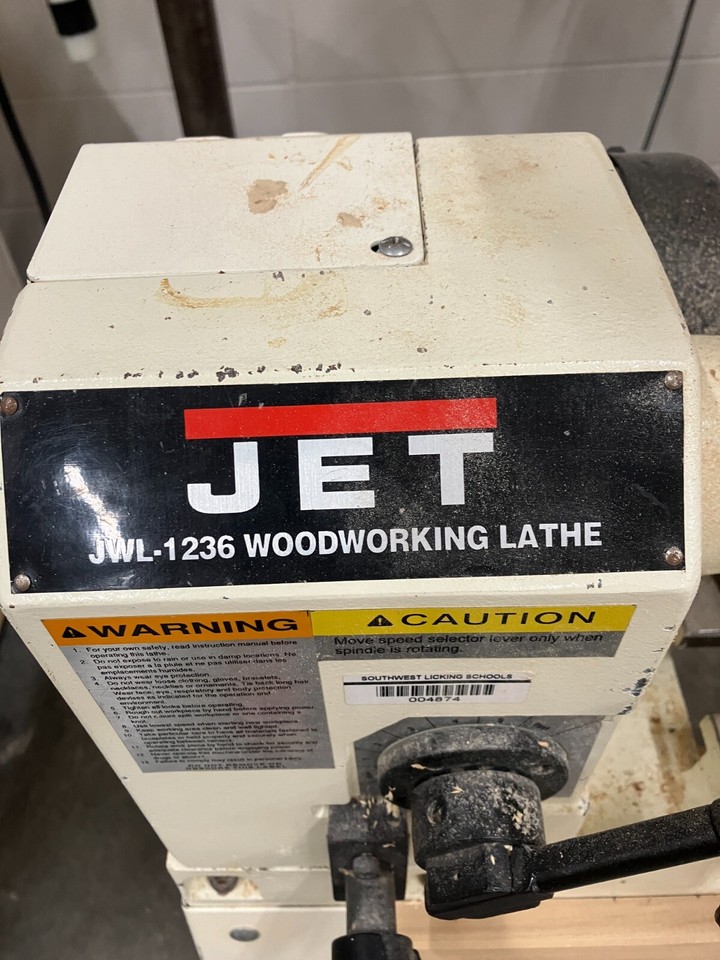 JET JWL-1236 Woodworking Lathe | eBay