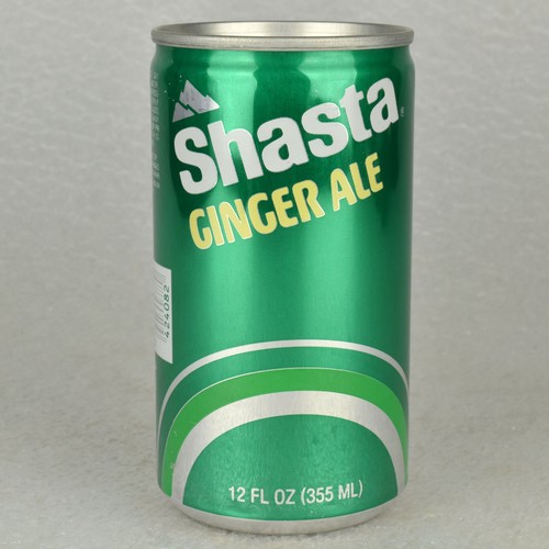 VTG 1970s Shasta Ginger Ale Soda Pop Can 12oz (355ml) Aluminum Hayward ...