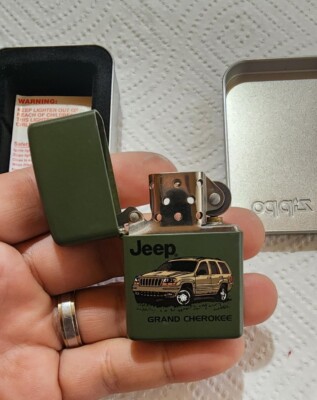 ZIPPO JEEP GRAND CHEROKEE LIGHTER 2000 WITH CASE NON WORKING B10 | eBay