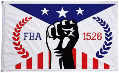 FBA FLAGS. FOUNDATION BLACK AMERICAN BANNERS. 3Ft. X 5Ft. BLACK HISTORY ...