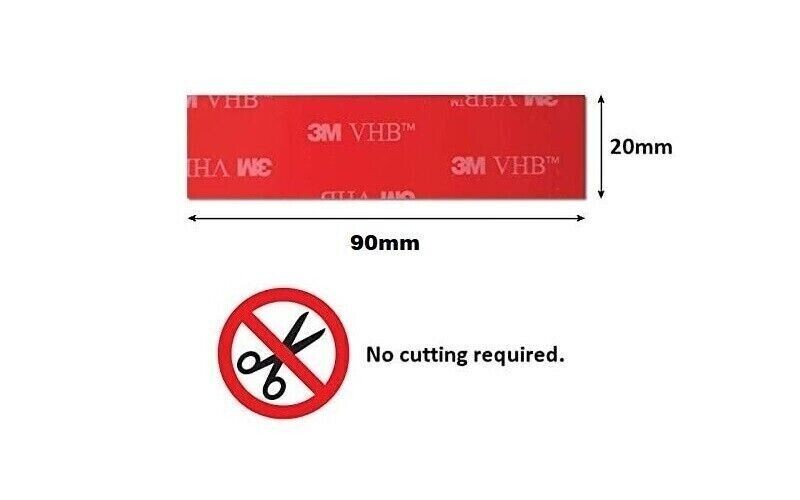 Double Sided Tape For Plates 3M VHB Double Sided Sticky Pads For Number ...
