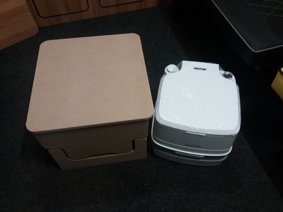 Camper Buddy Toilet Storage Box Seat Thetford Cube 145 345 Porta Potti ...