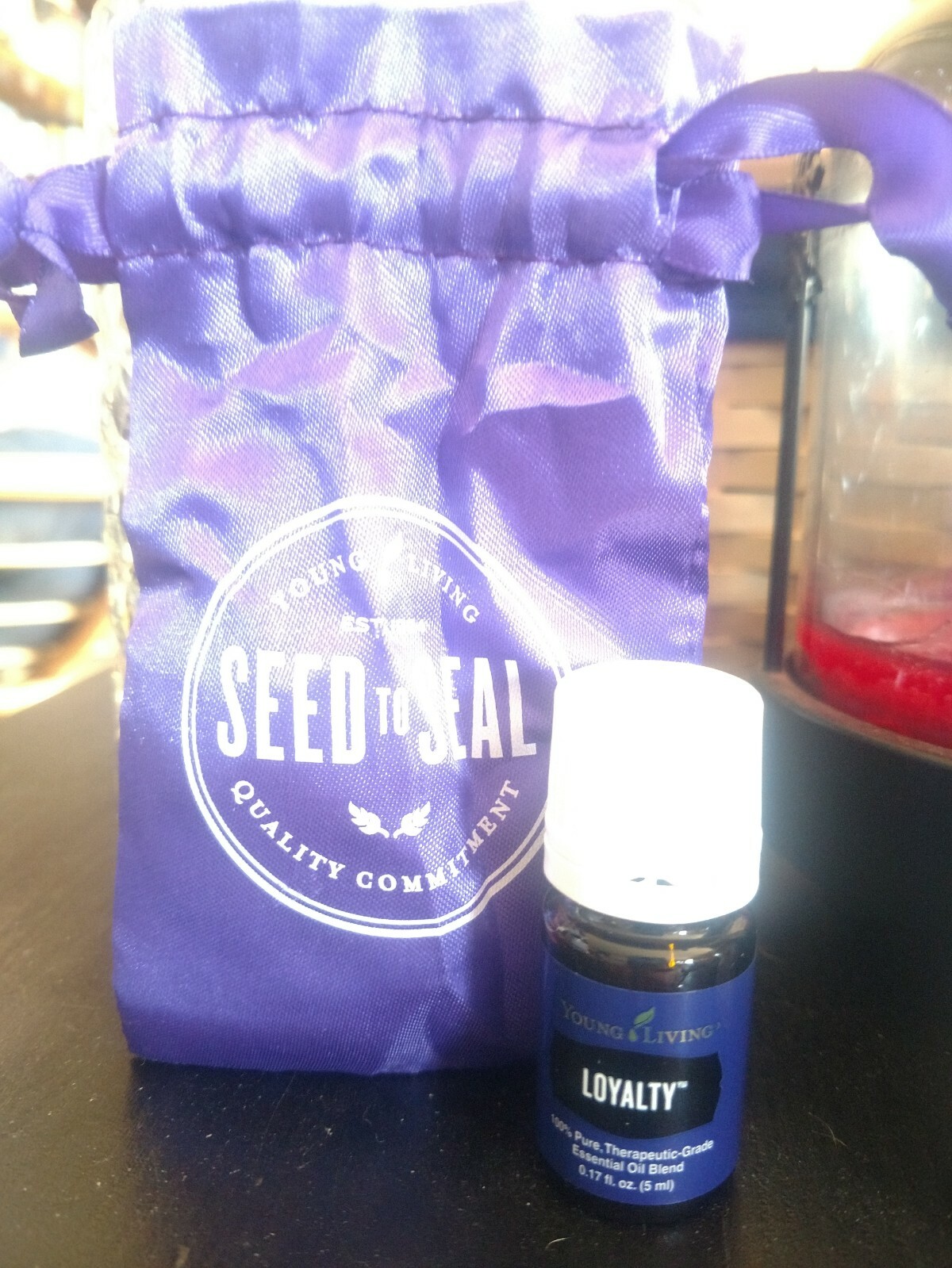 Young Living Loyalty 5 ml New Essential Oil with Purple Satin ...