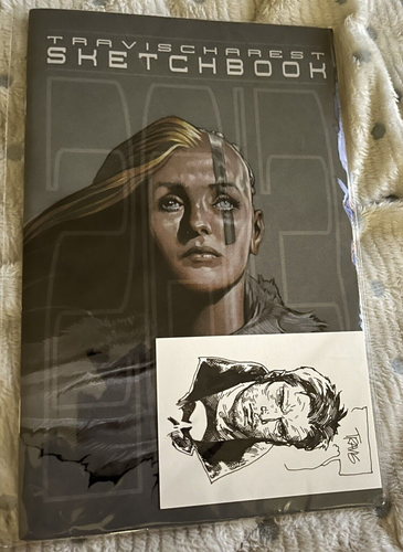 Travis Charest Marvel The Punisher Sketchcard + Sketchbook 2014 ...