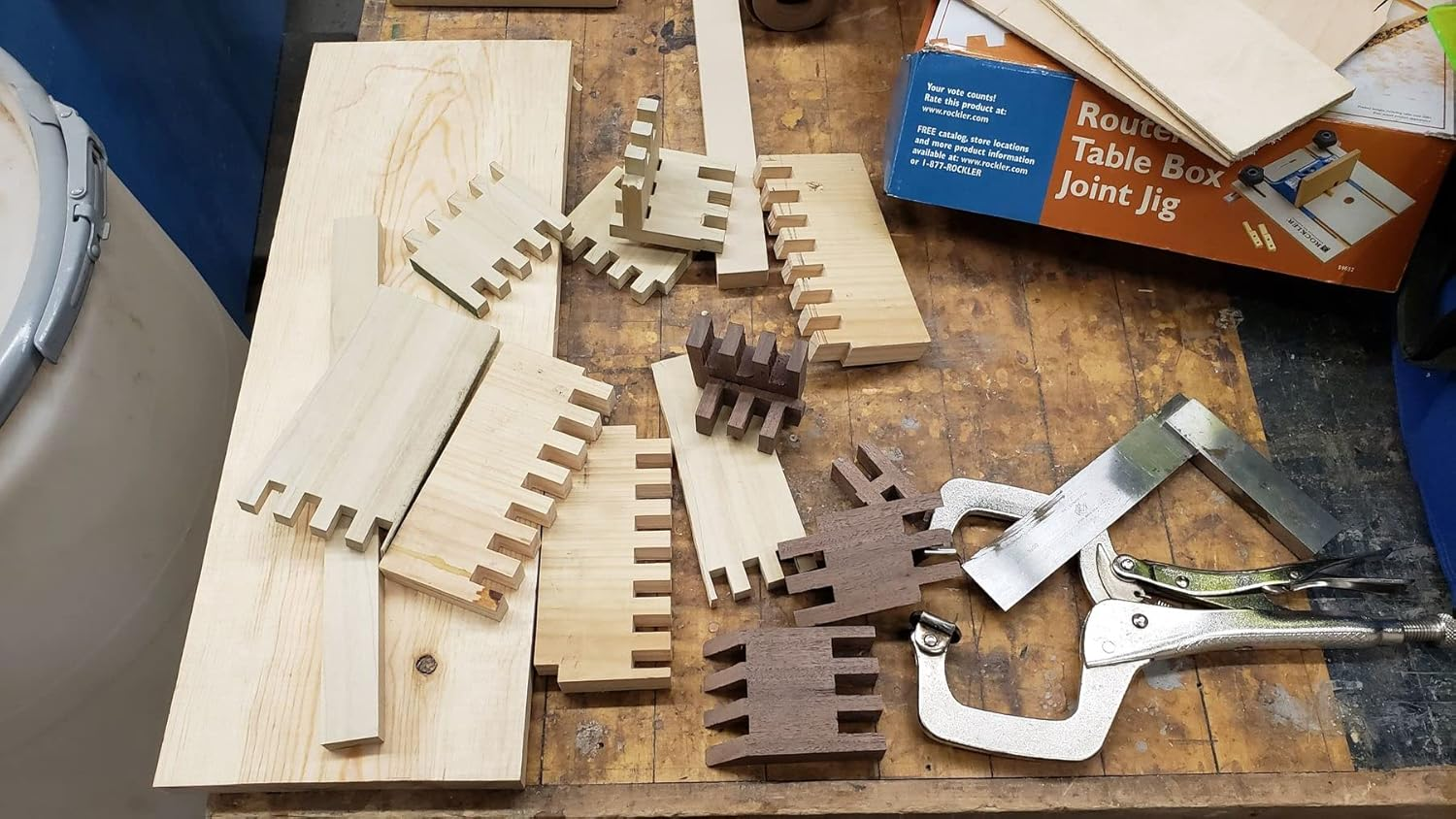 Box Joint Jig | Router Table Box Joint Jig - Finger Joint Indexing Keys ...