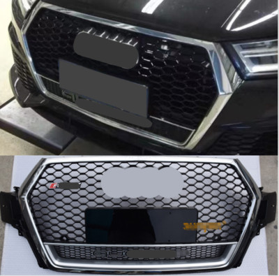 For 2016 2017 2018 2019 Audi Q7 SQ7 RSQ7 Front bumper Honeycomb Grill ...