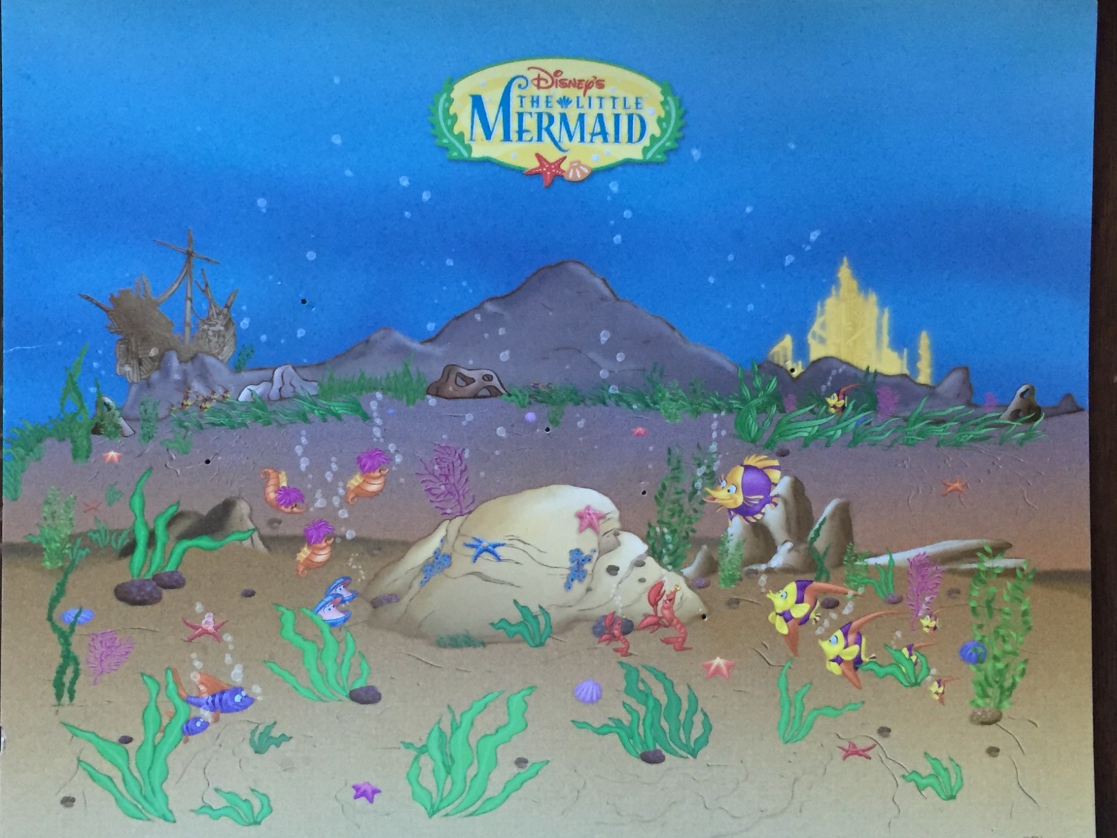 Little Mermaid Castle Background