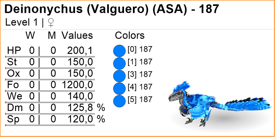 Deinonychus LEVEL 1 Female Ark Survival Ascended Official PVE | eBay