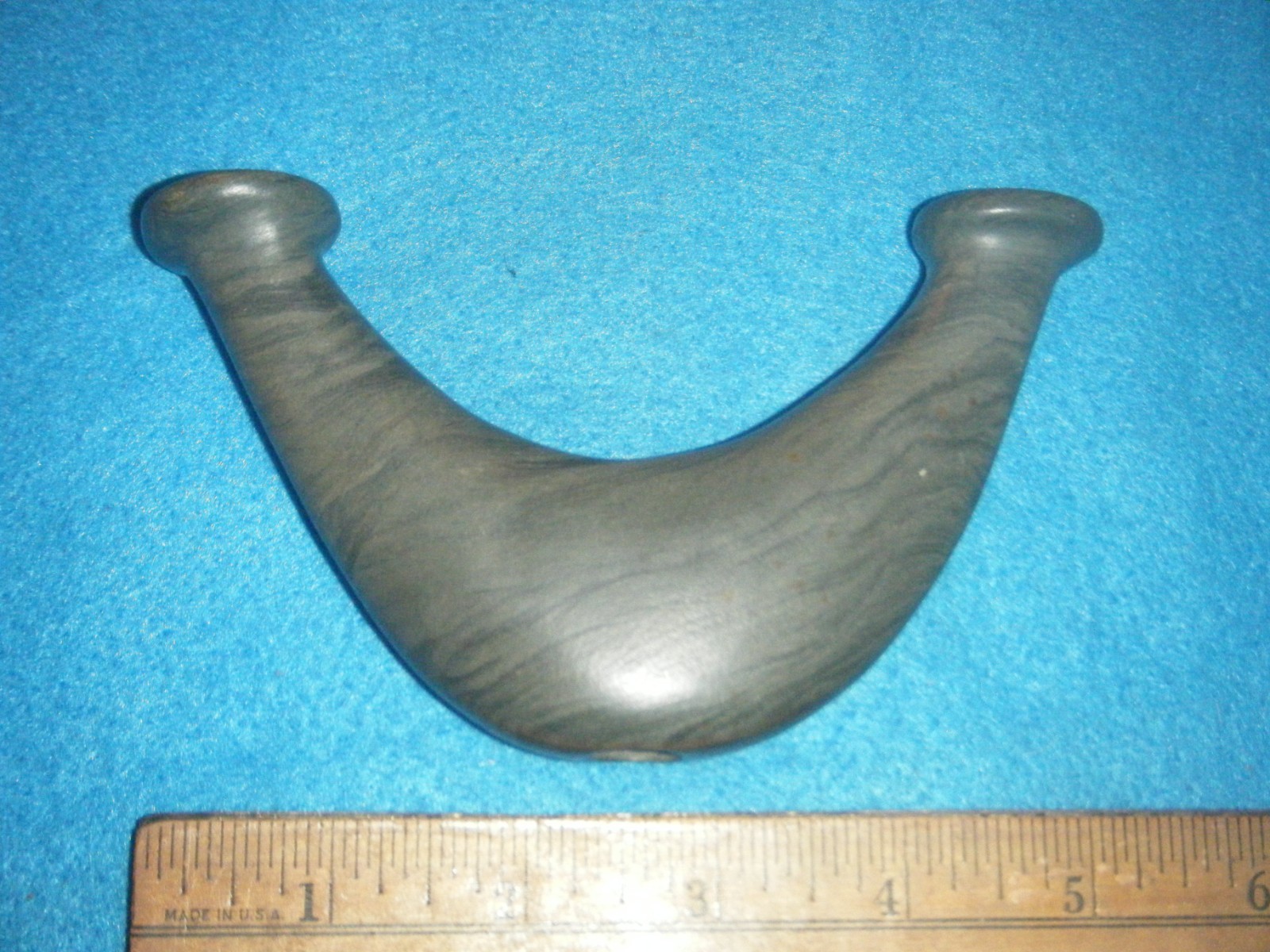 5 1/4 in. GREEN BANDED SLATE KNOBBED BANNER STONE FROM HIGHLAND Co ...