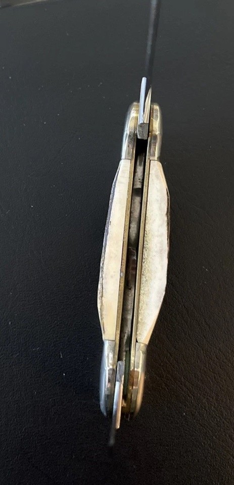 Vintage Small Parker Cut Co Kayak Canoe Knife Made In Japan Bone Knives ...