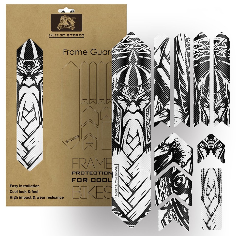 Mountain Bike Frame Protector Sticker Durable Scratch Guard Removable ...