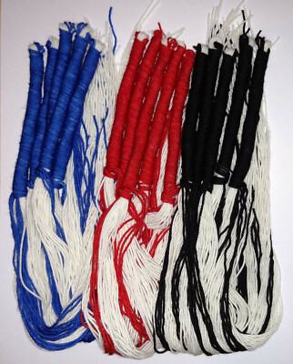 100% Imported Israeli Wool Handmade Jewish TZITZIT TSITSIT 1 Set of 4 ...