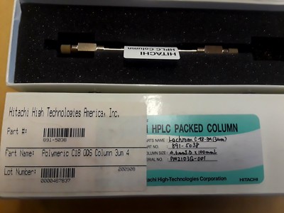 Hitachi HPLC Packed Column 891-5038 Lachrom C18 C18-PM 3um Polymeric | eBay