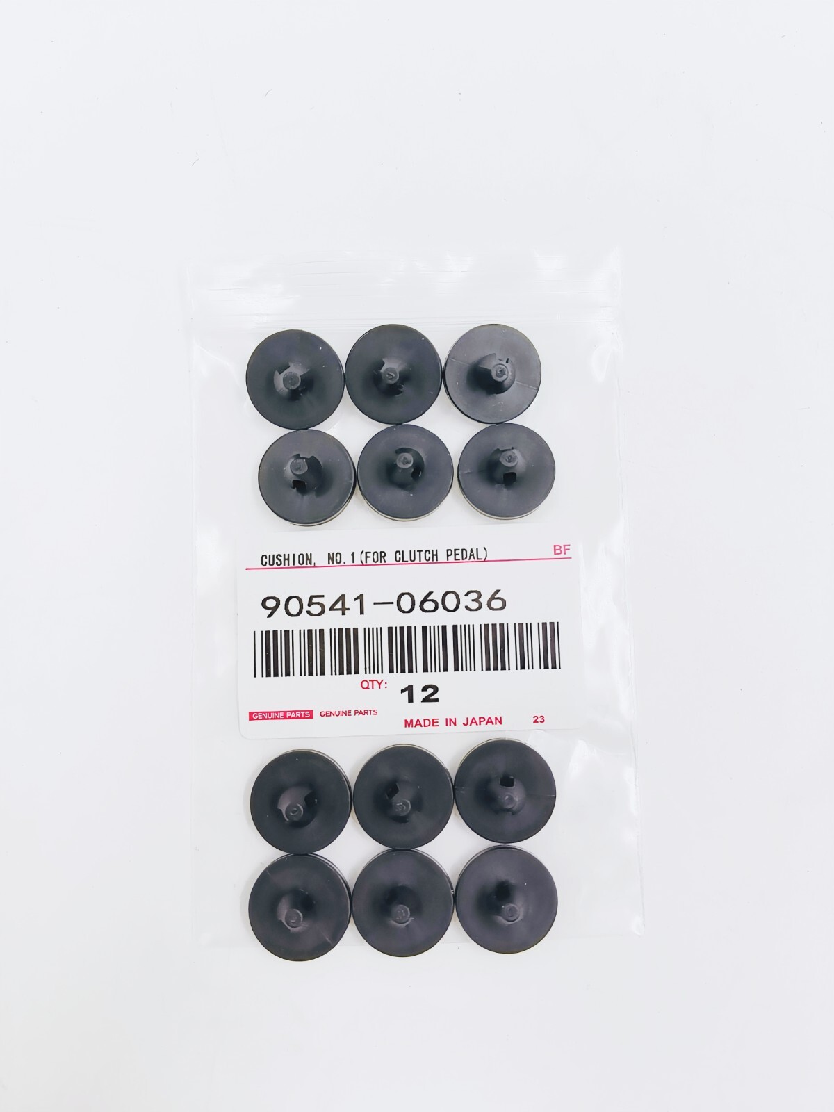 12 Pack Brake Pedal Stop Pad Rubber Brake Stoppers Switch Limiter 90541 ...