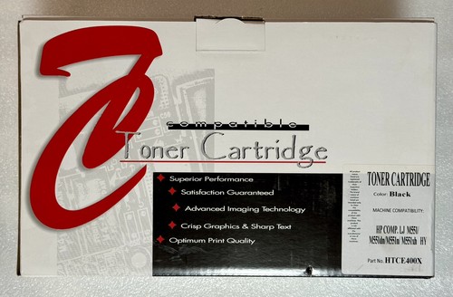 TonerTek HP 507X CE400X High Yield Black LaserJet Toner Cartridge M551 ...
